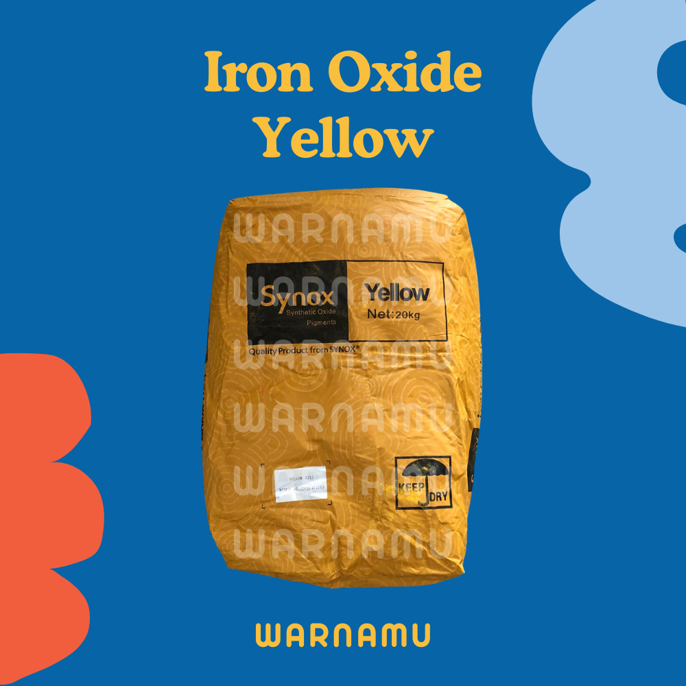 Jual Iron Oxide Yellow 4313 Synox Organic Pigment Oker Kuning Verf 20 ...