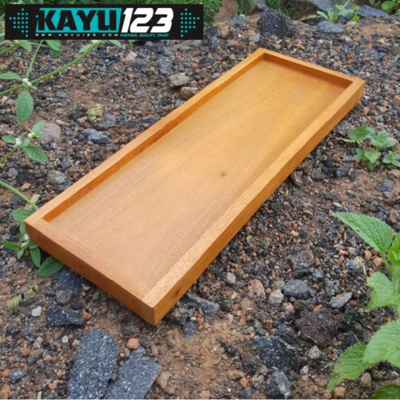 Jual Wooden Tray 100x30x2 cm Nampan Kayu Kotak Kayu Nampan Sajii ...