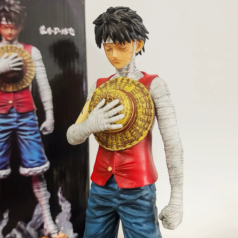 Jual One Piece mourns the death of Ace, bandage Luffy Action Figure ...