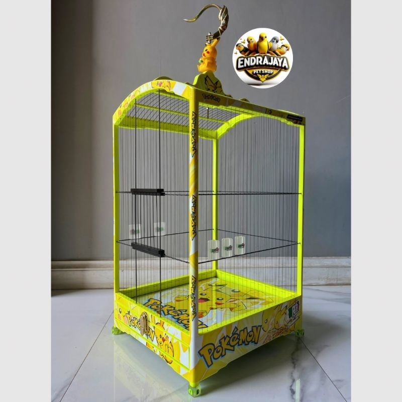 Jual BRO SANGKAR BURUNG KENARI LUXURY SLOROK TIGA HITAM POLOS HIGH ...
