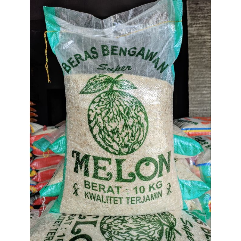 Jual BERAS SUPER POLES CAP MELON KEMASAN 10 KG | Shopee Indonesia
