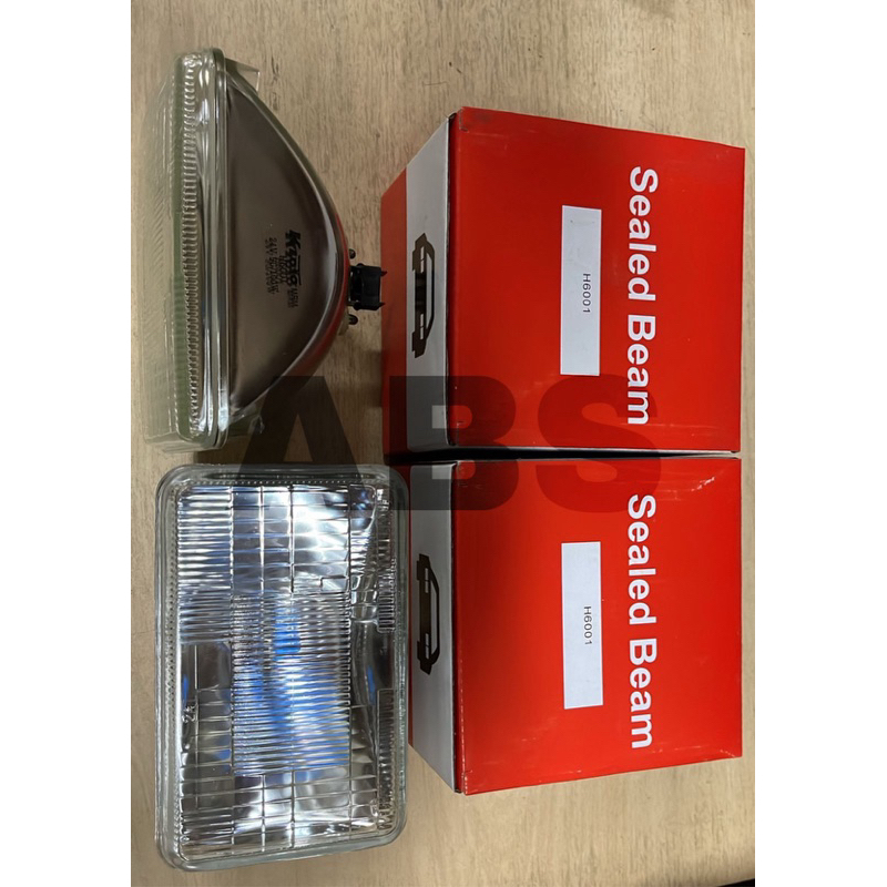 Jual LAMPU DEPAN ISUZU ELF 24V 100W SEALED SEAM NKR66 KAKI 3 SEGI KECIL ...