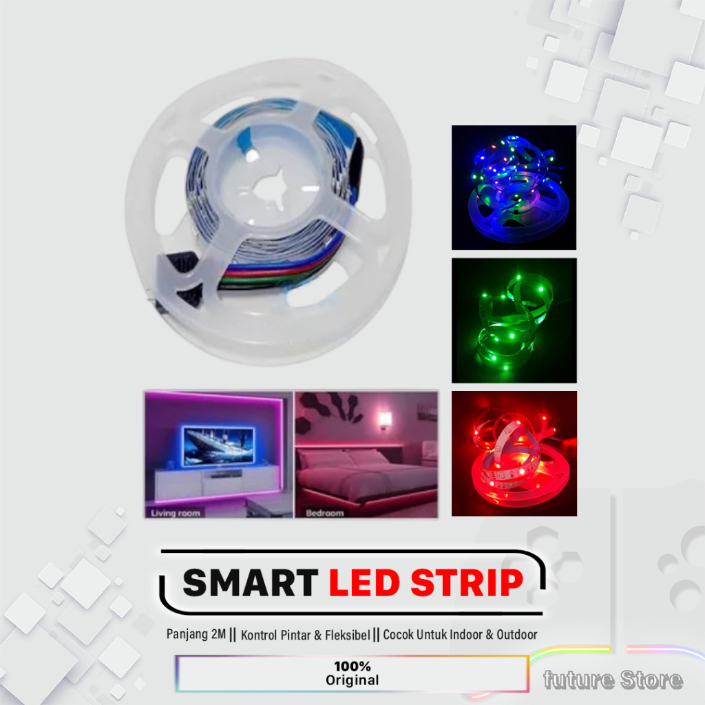 Jual Led strip rgb led strip lamp lampu led kamar-Paket Lampu LED Strip ...