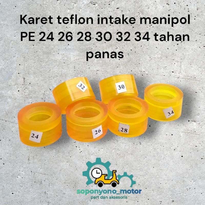Jual Karet teflon intake manifold pe 24 26 28 30 32 34 tahan panas ...