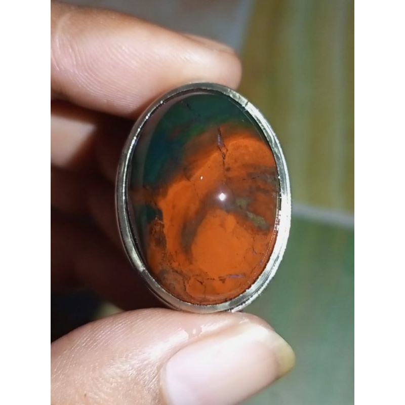 Jual Natural Batu Pancawarna Garut Hijau Oren | Shopee Indonesia