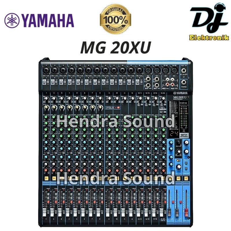 Jual YAMAHA MG 20 XU / MG 20XU / MG20XU - Mixer Analog (20 channel) ORIGINAL | Shopee Indonesia
