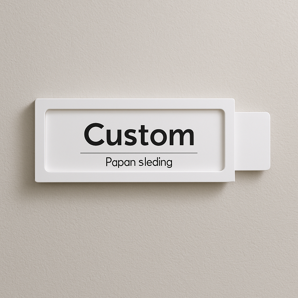 Jual PAPAN NAMA RUANGAN SLIDING costum tulisan | Shopee Indonesia