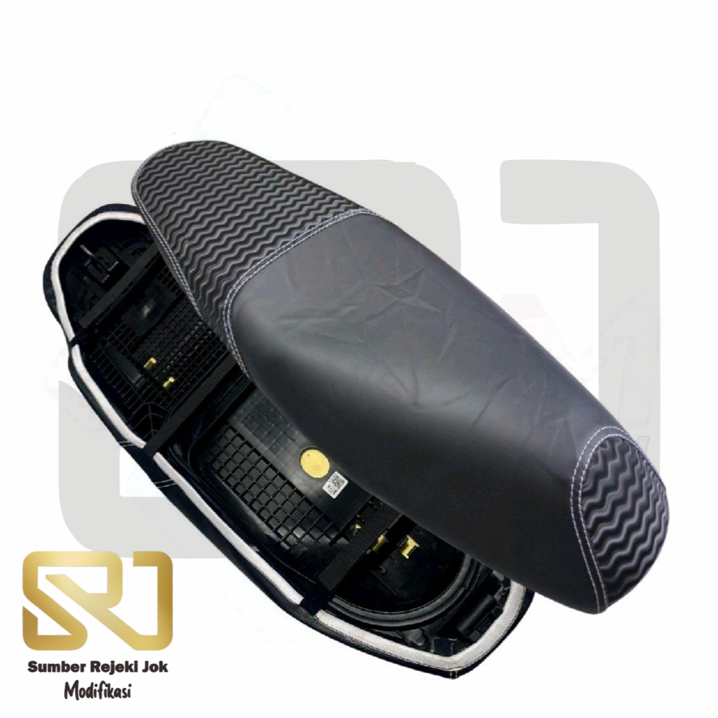 Jual COVER JOK MOTOR POLOS x CARBON 3D OMBAK – Premium Jok Motor Mio ...