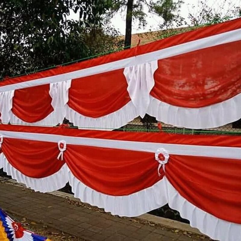 Jual bendera merah putih background bendera background polos | Shopee ...