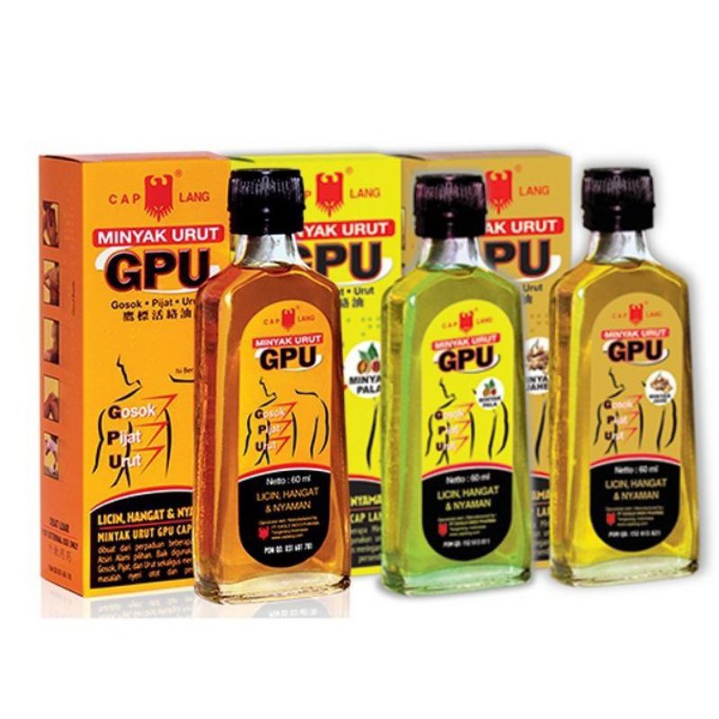 Jual GPU Minyak Urut 30ml - All variant | Shopee Indonesia