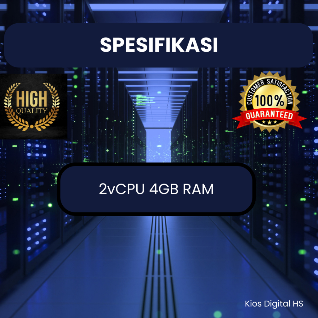 Jual VPS/RDP Spek 2vCPU 4GB RAM Masa Aktif 30 Hari & Full Garansi 30 ...