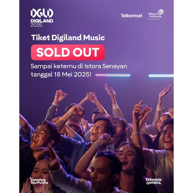 Jual Tiket Digiland Music, 18 Mei 2025 | Shopee Indonesia