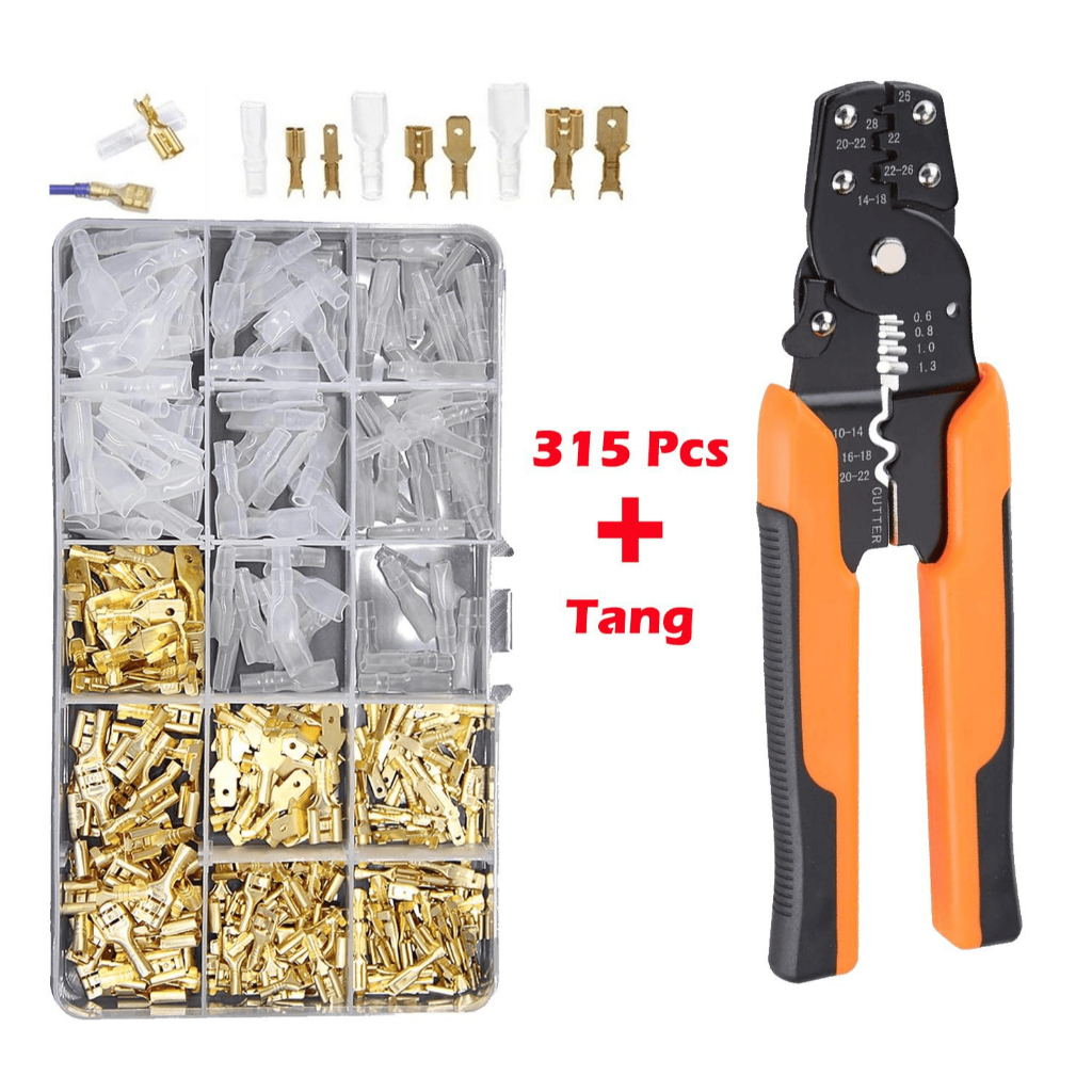 Jual SET TERMINAL SKUN Isi 315Pcs Tang Potong & Kupas Kabel 4in1 Tang ...