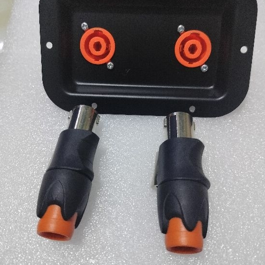 Jual Panel Terminal Speaker Box (Plat Spikon Besi + Soket Oren + Jack ...