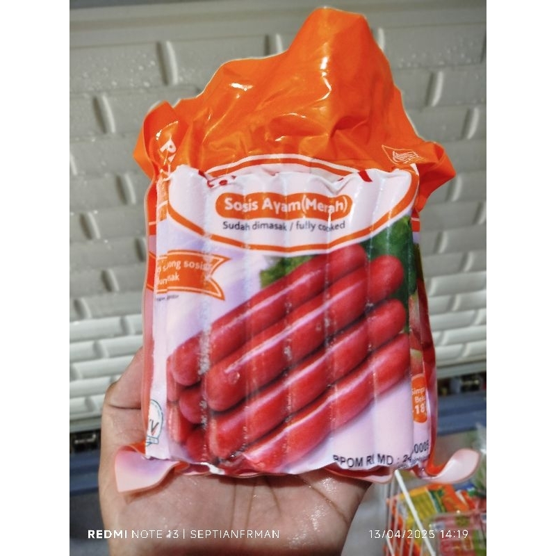 Jual Sosis Salam Merah 500gr Frozen Food | Shopee Indonesia