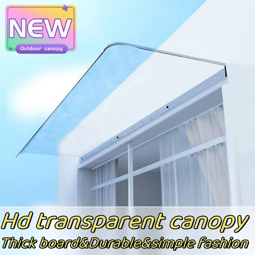 Jual 3PCS Kanopi Atap Transparan,Atap Balkon Gerbang Anti Uv Dan Hujan ...