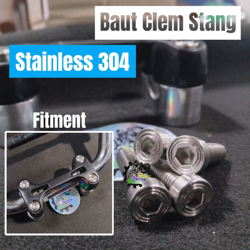 Jual Baut Clem Stang Stainless 304 bubut anti karat | Shopee Indonesia