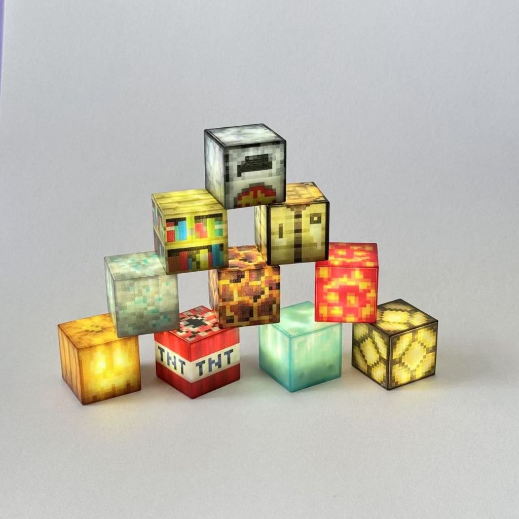 Jual Lampu Minicraft Magnetic block 2 cm satuan / block lampu magnet ...