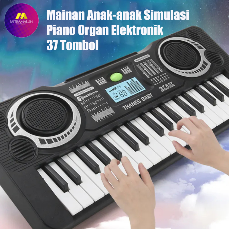 Jual Mainan Anak Organ Piano Elektrik Anak Musical Keyboard 37 Keys ...