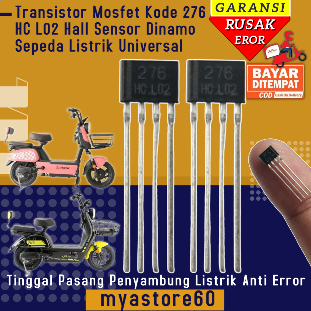 Jual Transistor Hall Sensor Dinamo Modul Hub Sepeda Motor Listrik 276 AH276 GH276 Cocok Untuk ...