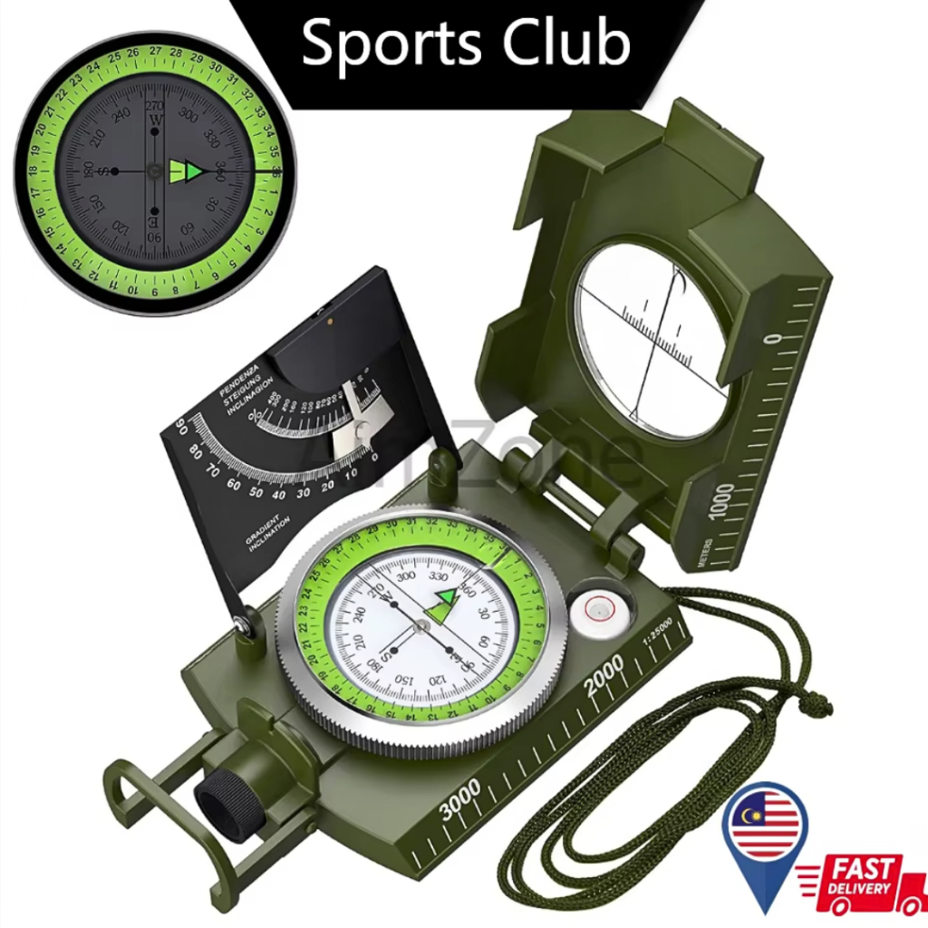 Jual COD ROBESBON Kompas Militer Hiking Clinometer Steel Military ...