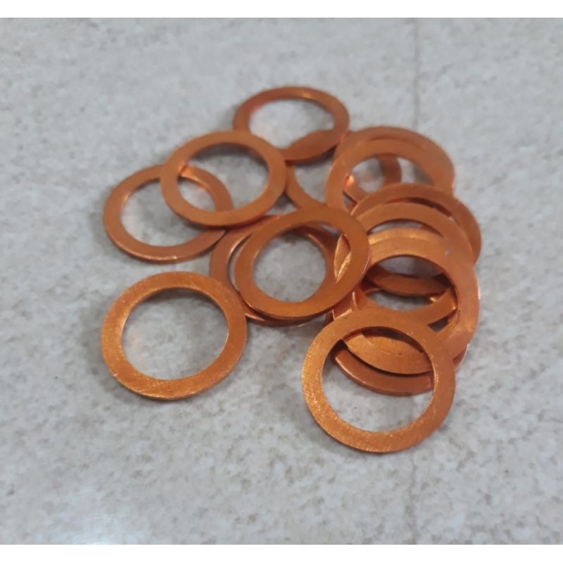 Jual Ring tembaga Ring Solar Ring Oli Ukuran 12mm x 17mm Isi 10 pcs ...