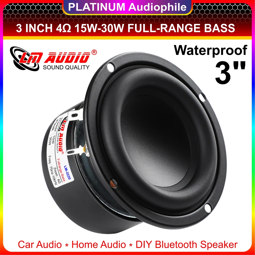 Jual Speaker 3" inch Fullrange-Bass 15W-30W 4 ohm full range Speker LM-3220 | Shopee Indonesia