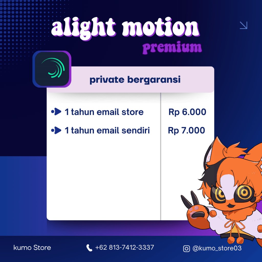Jual ALIGHT MOTION PREMIUM 1 TAHUN TERMURAH BERGARANSI | Shopee Indonesia