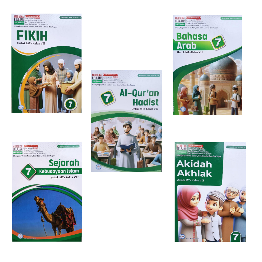 Jual Buku PENDAMPING Kelas 7 MTs Fikih Bahasa Arab Akidah Akhlak SKI AL Quran Hadis Kurikulum ...