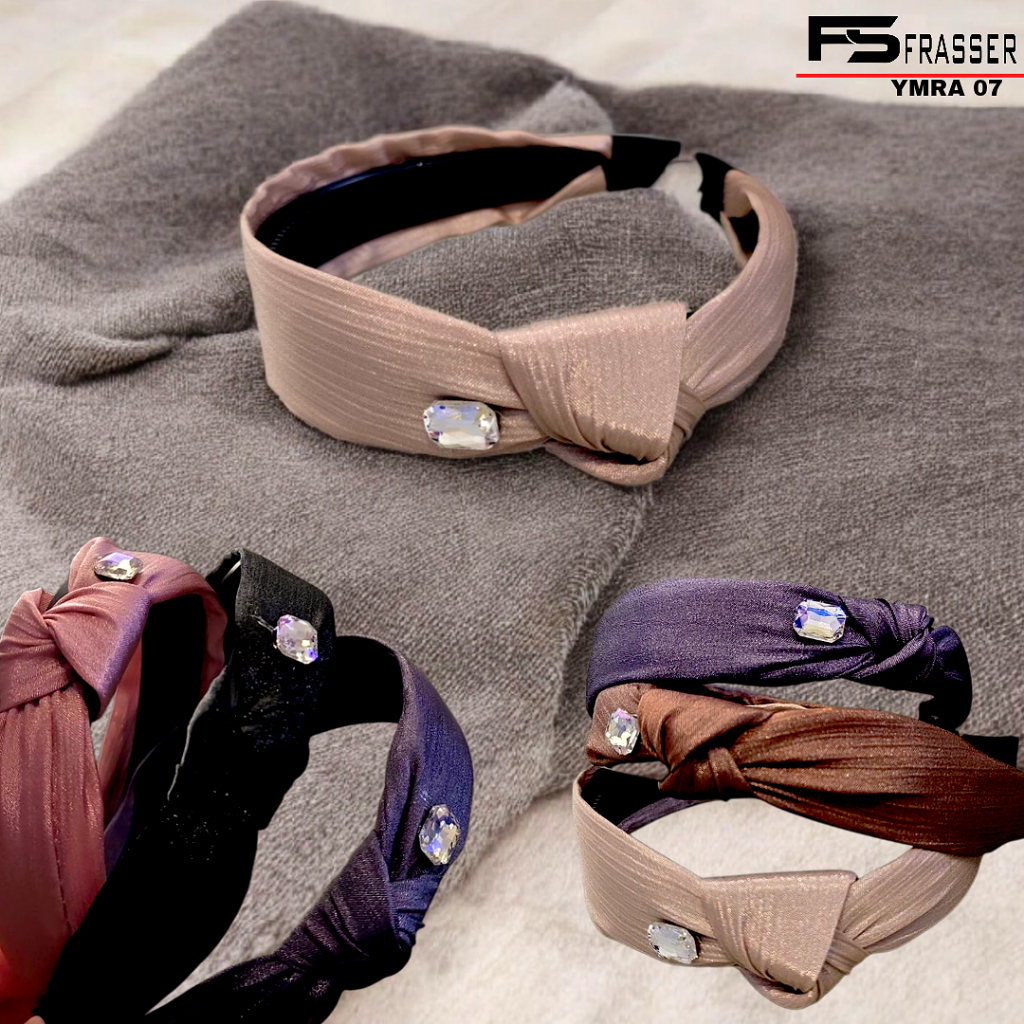 Jual Frasser Bando Kain Busa Tebal Wanita Korea Headband Bando Bandana ...