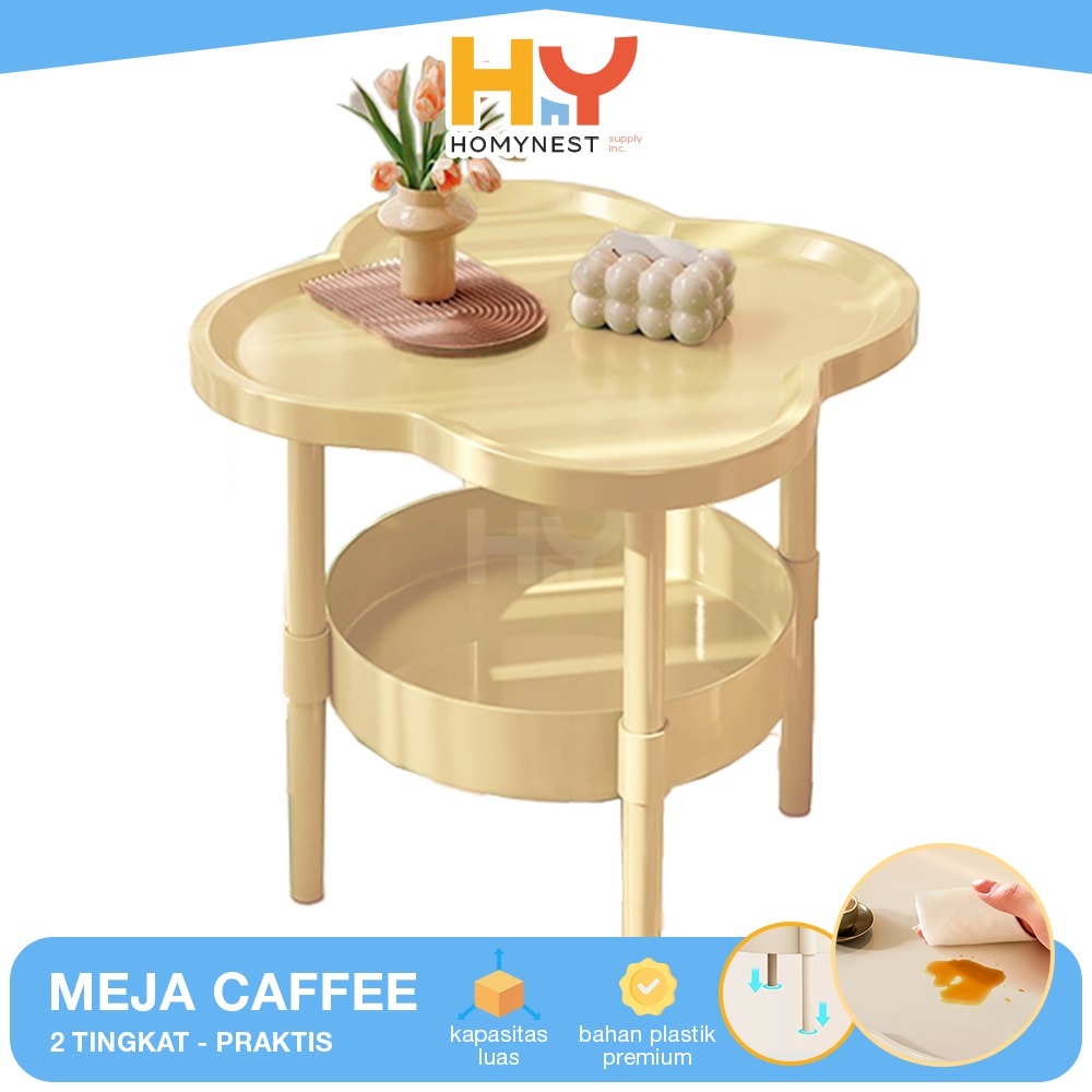 Jual HOMYNEST Meja Ruang Tamu Minimalis Coffe Table Aestetic Portable ...