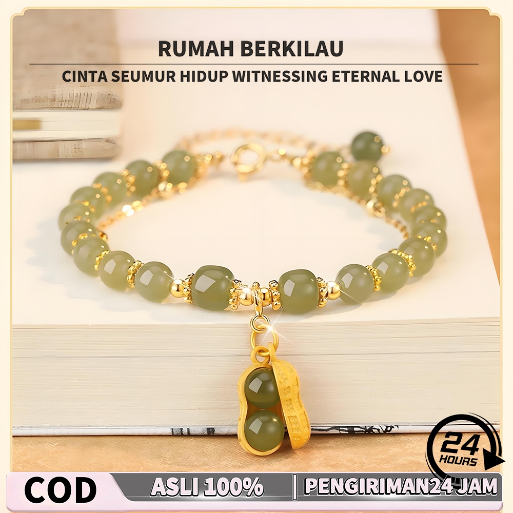 Jual Gelang | Gelang terbaru, desain klasik mewah,Motif kacang simbol ...