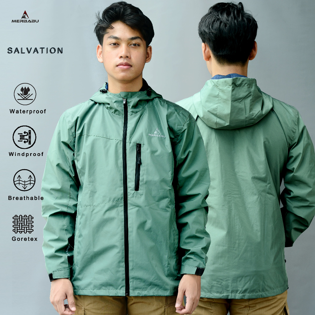 Jual Merbabu Jaket Gunung Traveling Riding Salvation Waterproof Pria ...