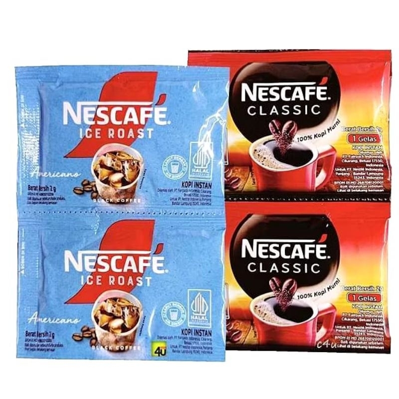 Jual Nescafe Classic | Nescafe Ice Roast | Kopi Instan tanpa Gula - Di ...