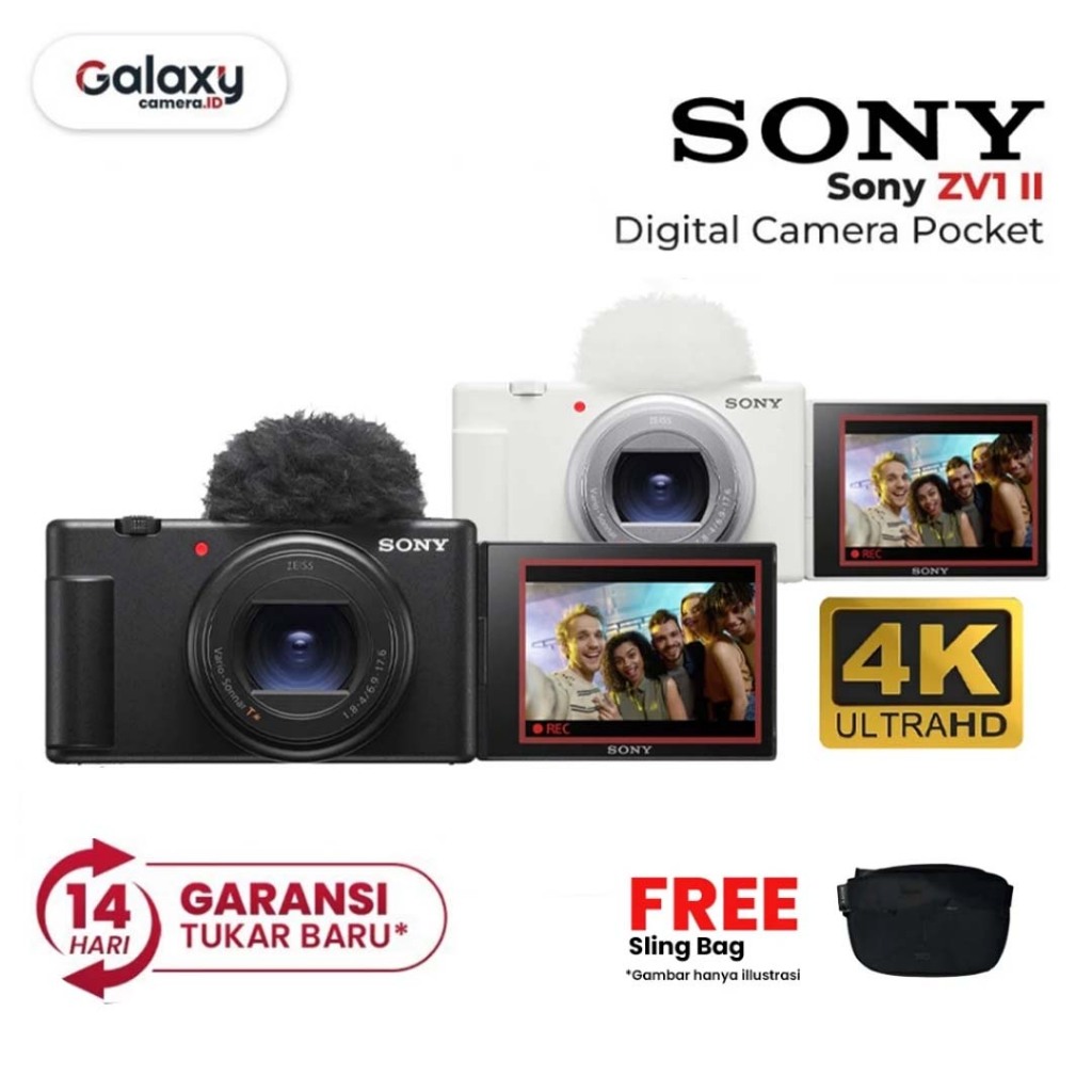 Jual Sony ZV1 Mark II Kamera Vlog Compact Camera ZV 1 Mark 2 Garansi ...