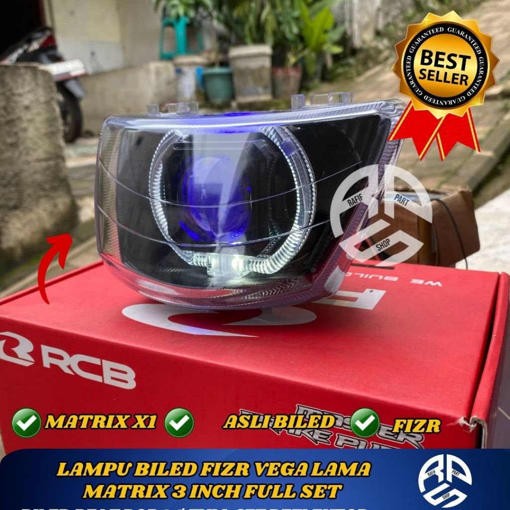 Jual LAMPU BILED FIZR VEGA LAMA MATRIX 3 INCH FULL SET KODE B1 DEVIL ...