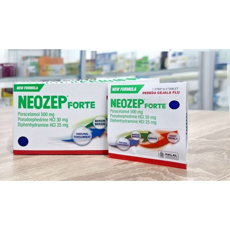 Jual Neozep Forte 1 Strip @4 Tablet | Shopee Indonesia