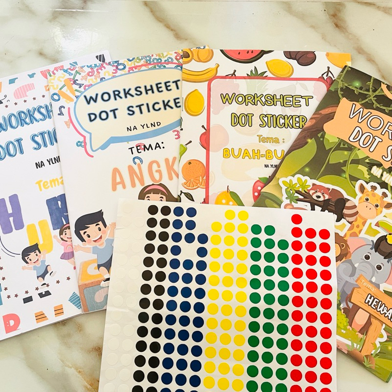 Jual WORKSHEET DOT STICKER | Shopee Indonesia