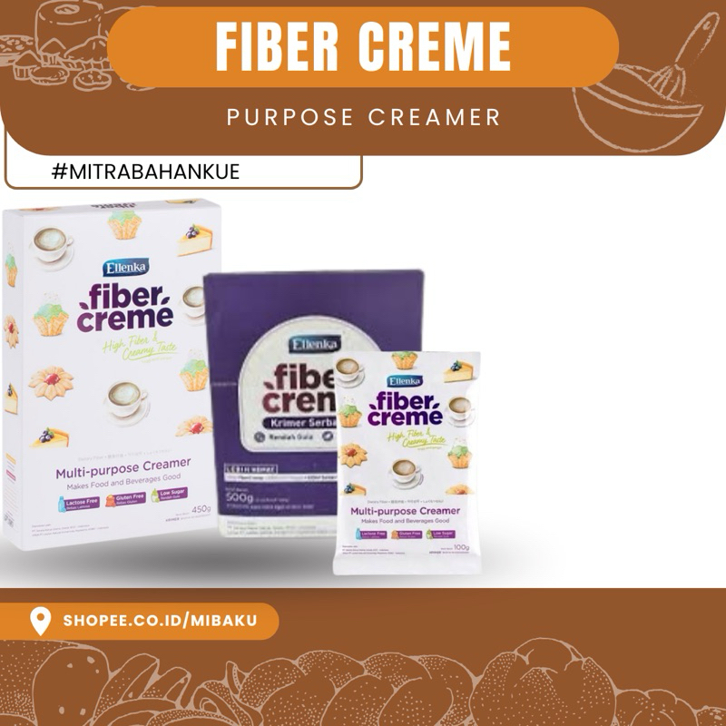 Jual FIBER CREME – Krimer Serbaguna | Pengganti Santan & Susu | Shopee ...