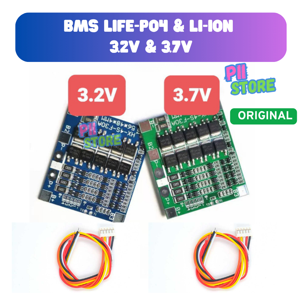 Jual BMS 4S 30A Lithium Besi Fosfat LiFe-Po4 30A 12.8V 30A Baterai Lithium Ion Li-Ion 14.8V 30A ...