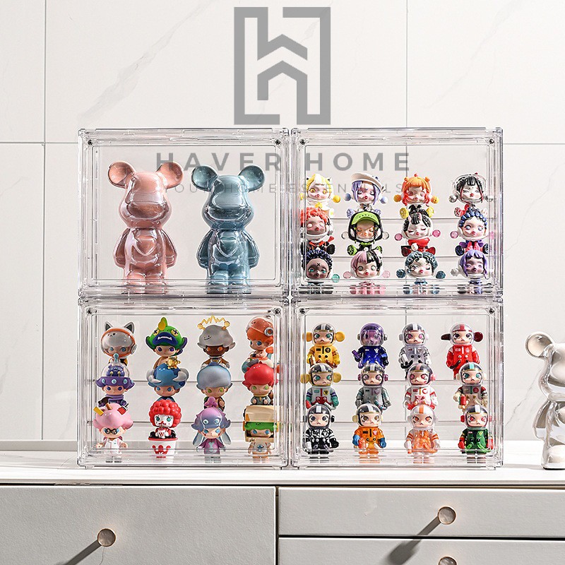 Jual Lemari Rak Kotak Akrilik Penyimpanan Box Display Action Figure ...