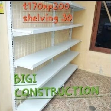 Jual rak minimarket Indomaret reconditioned toko warung kelontong besi ...