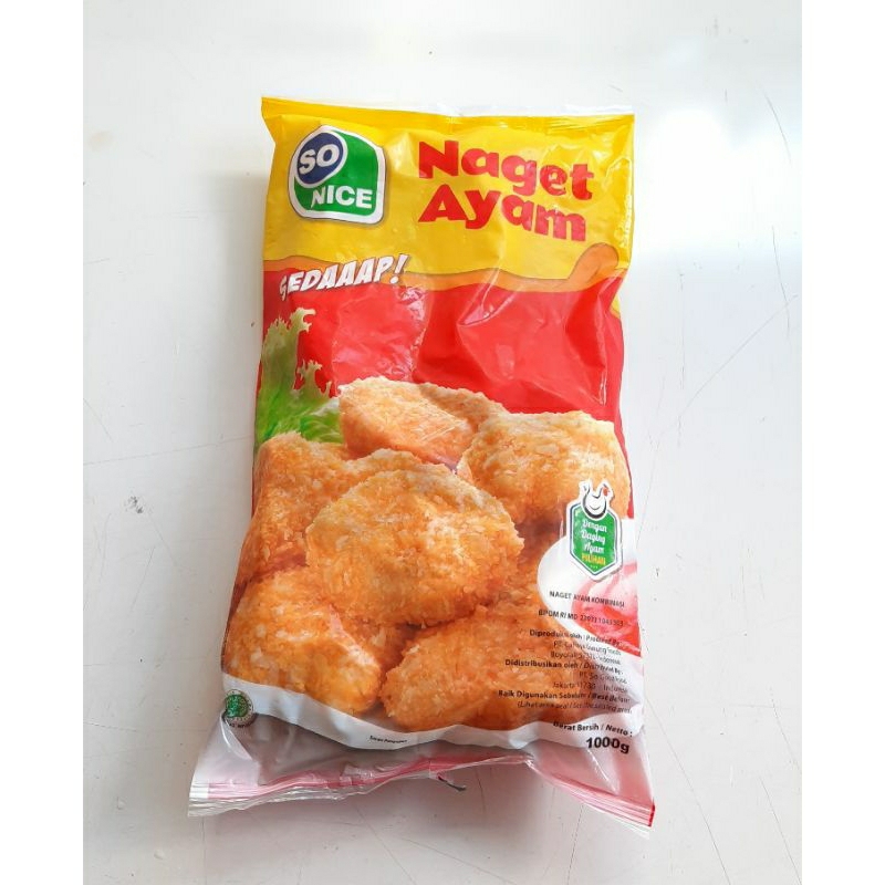 Jual So Nice Naget Ayam 1 kg | Shopee Indonesia