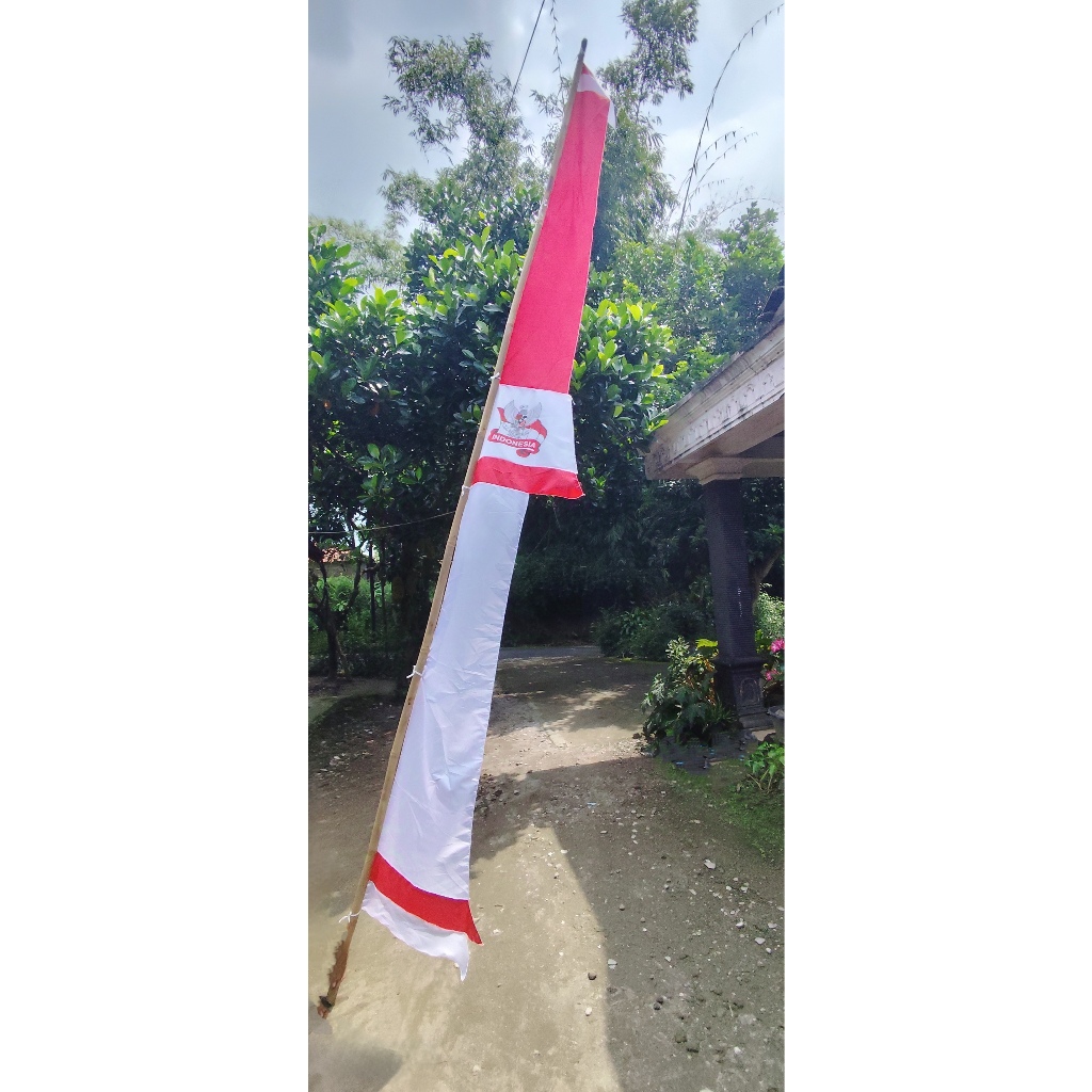 Jual Umbul - Umbul Layur Garuda Merah Putih 4 Meter//Layur 4 m//Layur Garuda 4 Meter//Layur ...