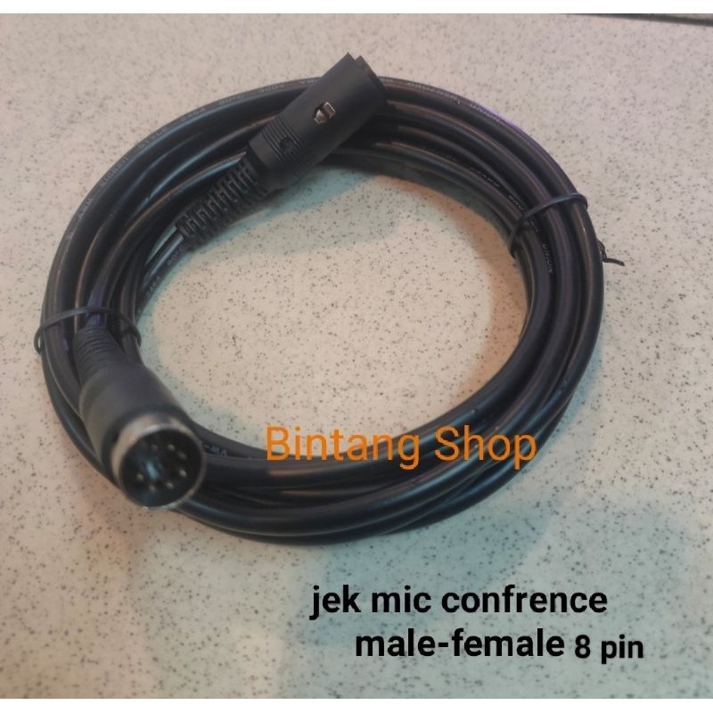 Jual Kabel Mic delegate conference MIDI 5/6/7/8 pin custom | Shopee ...