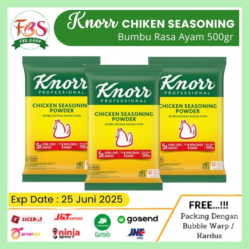 Jual KNORR Chicken Seasoning Powder Bumbu Extract Daging Ayam Pouch ...