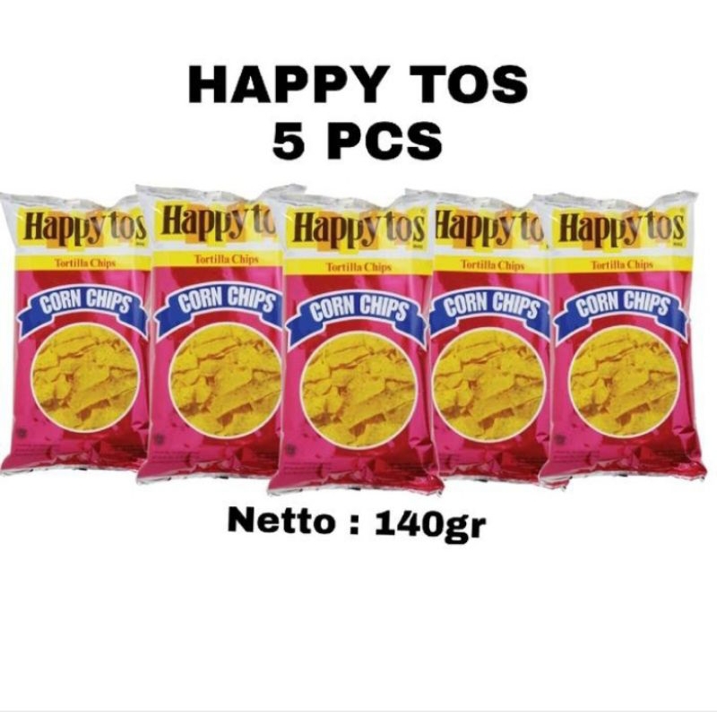 Jual happy tos tortilla chips 140 gram isib5 pcs | Shopee Indonesia
