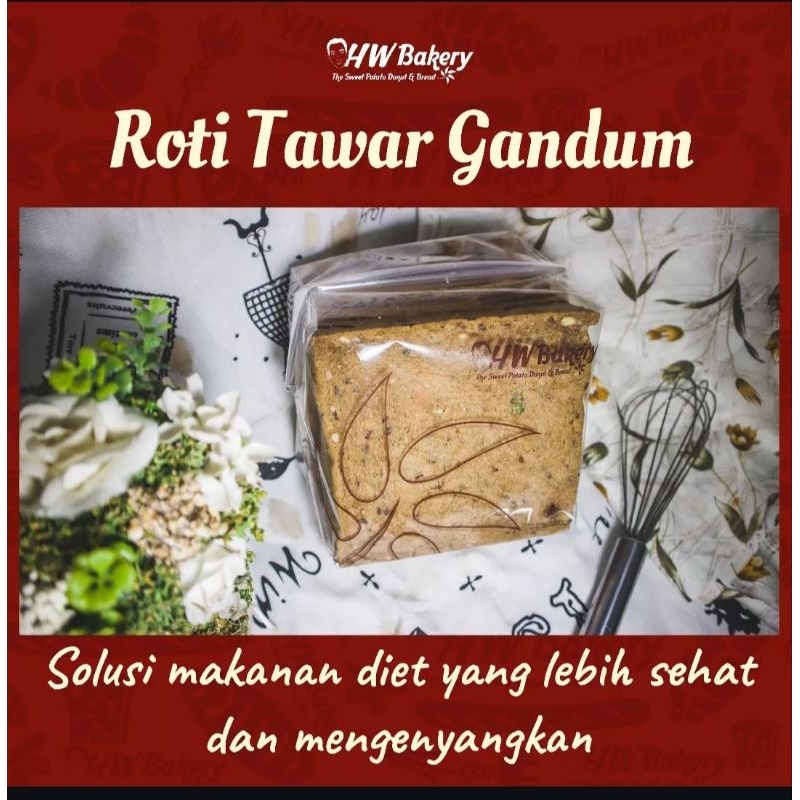 Jual JASTIP Roti Tawar Gandum by HW Bakery | Shopee Indonesia