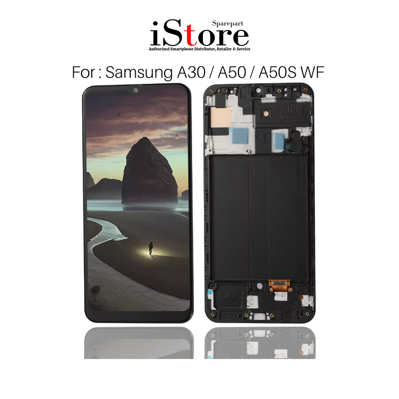Jual LCD Samsung Galaxy A30 / A305 / A50 / A50S / A507 OLED With Frame Touchcreen Fullset ...
