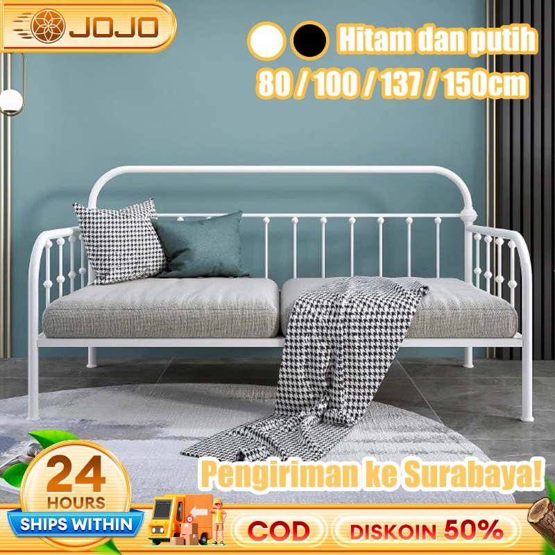 Jual Sofa Bed Tempat Tidur Besi Sofa Ranjang Besi Divan Besi Divan ...
